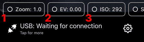 Controls | Camera for OBS Studio