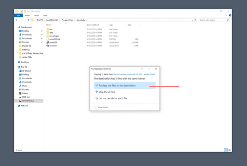 Manual installation on Windows